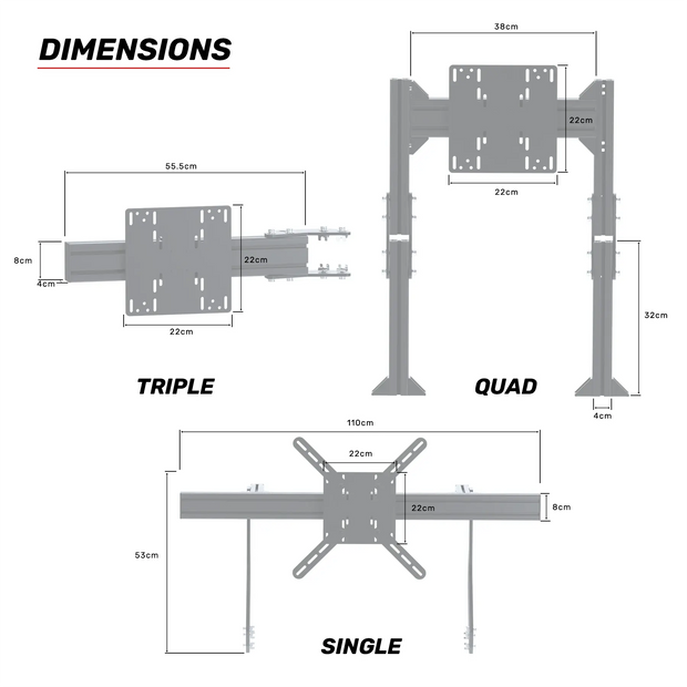 PRIME Integrated Monitor Mount – GT Omega US